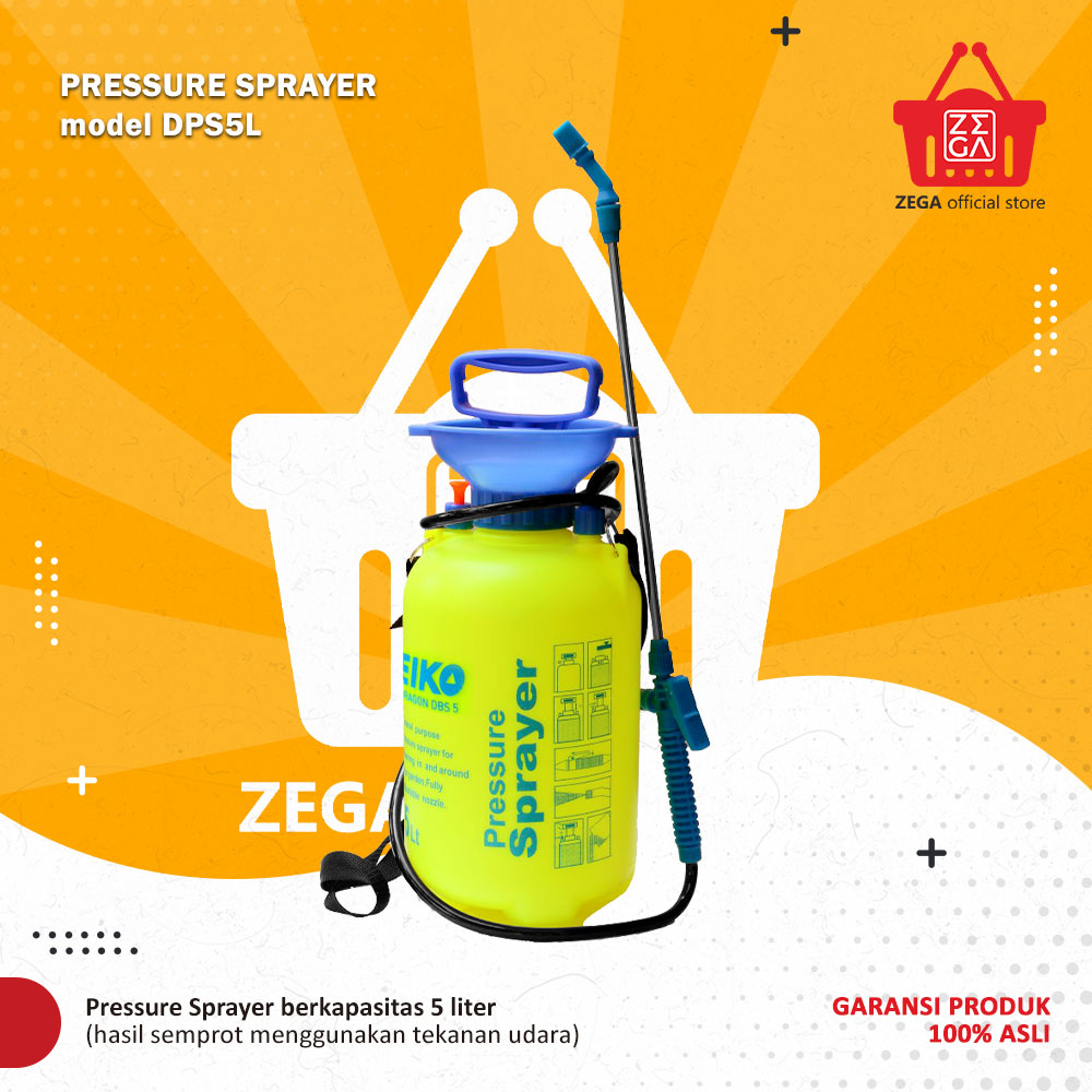 Pressure sprayer 5 liter / semprotan manual kapasitas 5 liter | Lazada ...