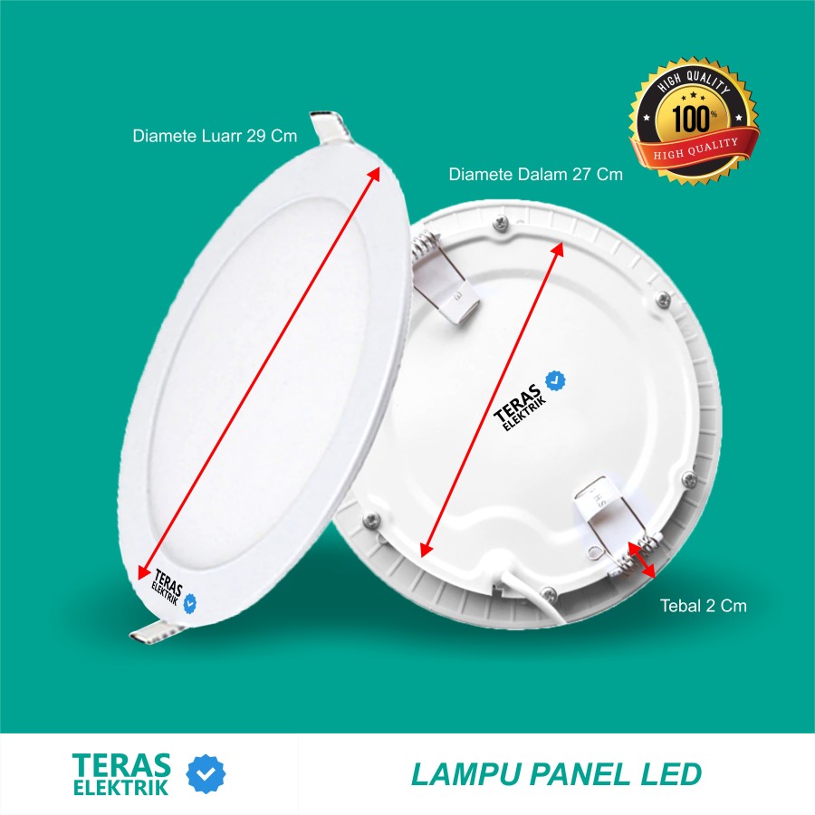 Lampu downlight panel led Inbow 24 Watt lampu plafon downlight 24 W ...