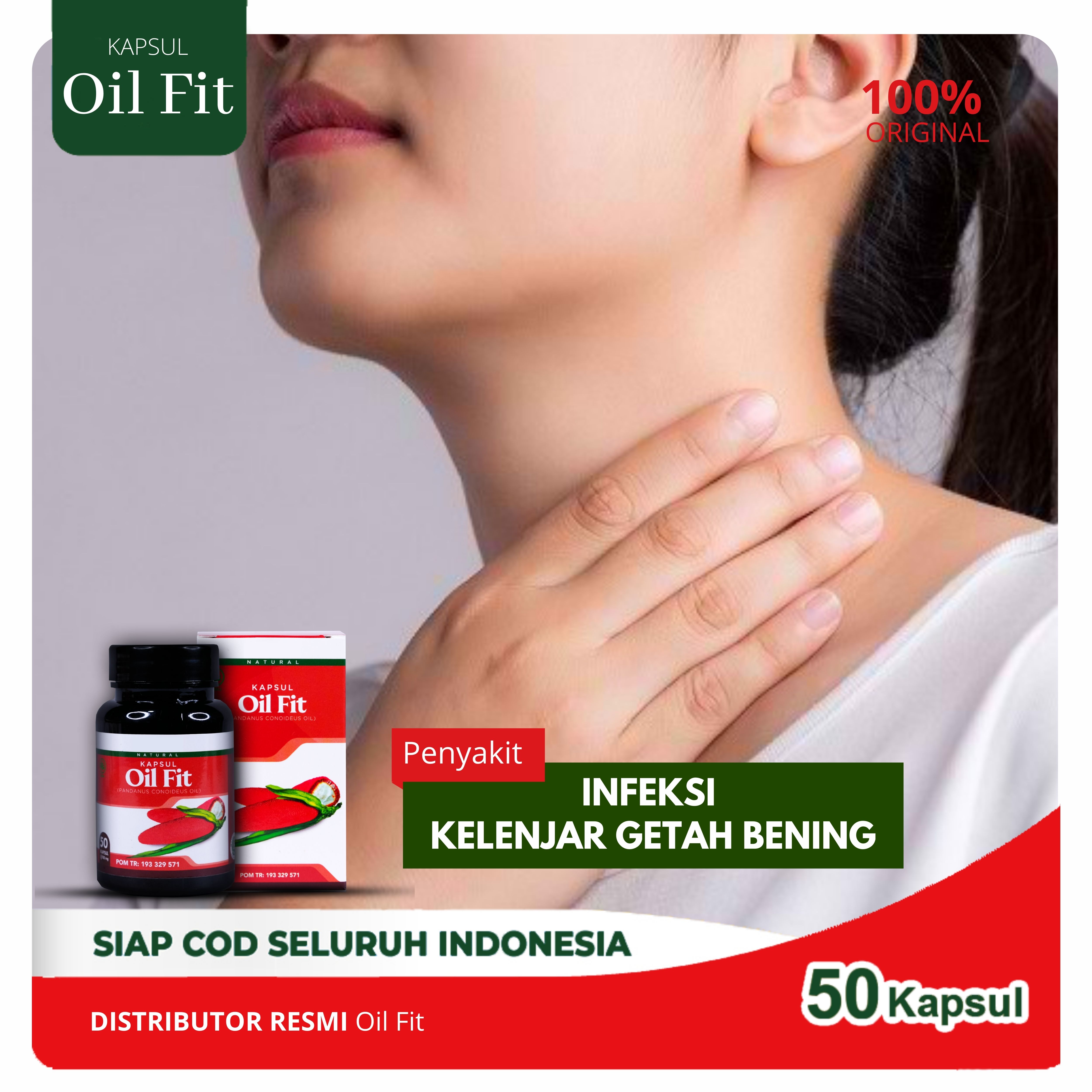 Oil Fit - Obat Infeksi Kelenjar Getah Bening - OilFit 50 Kapsul ...