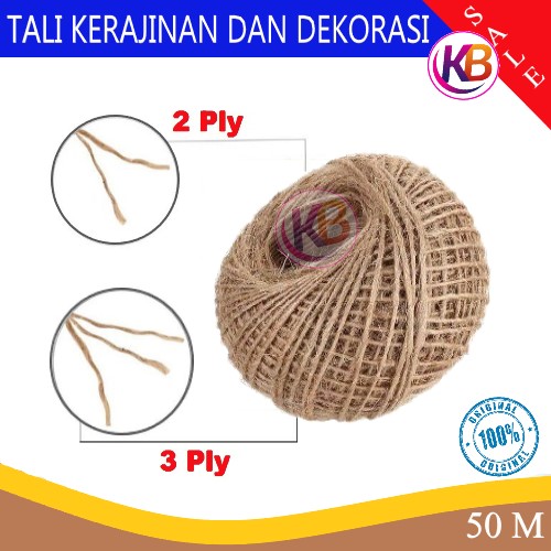 Tali Rami Gulungan / Tali Goni 1 Roll / Panjang ± 50 Meter / Satu Roll ...