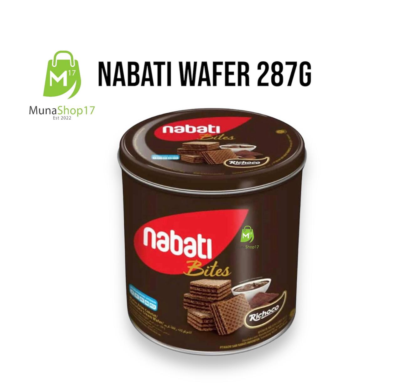 Nabati Wafer Kaleng 287g/ Nabati Wafer Jajanan Lebaran / Nabati Wafer Rasa Coklat | Lazada Indonesia