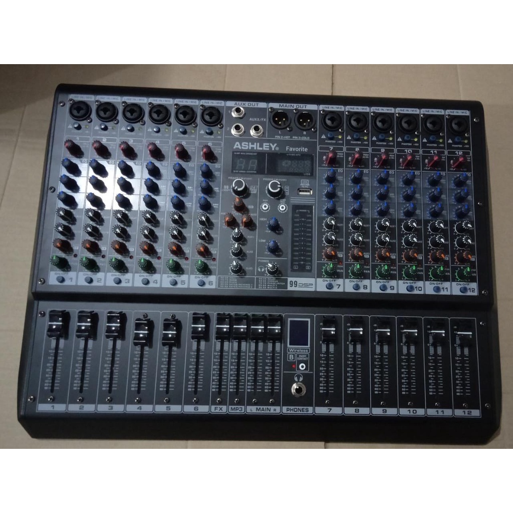 Mixer Audio 12 Channel Ashley Favorite 12 Original | Lazada Indonesia