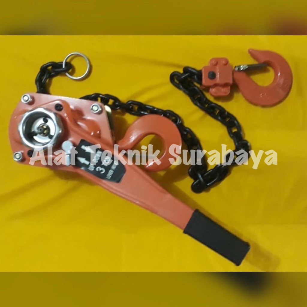 LEVER BLOCK / KOTREK RANTAI 1,5 T TON X 1.5 M METER / LEVER HOIST CHAIN ...