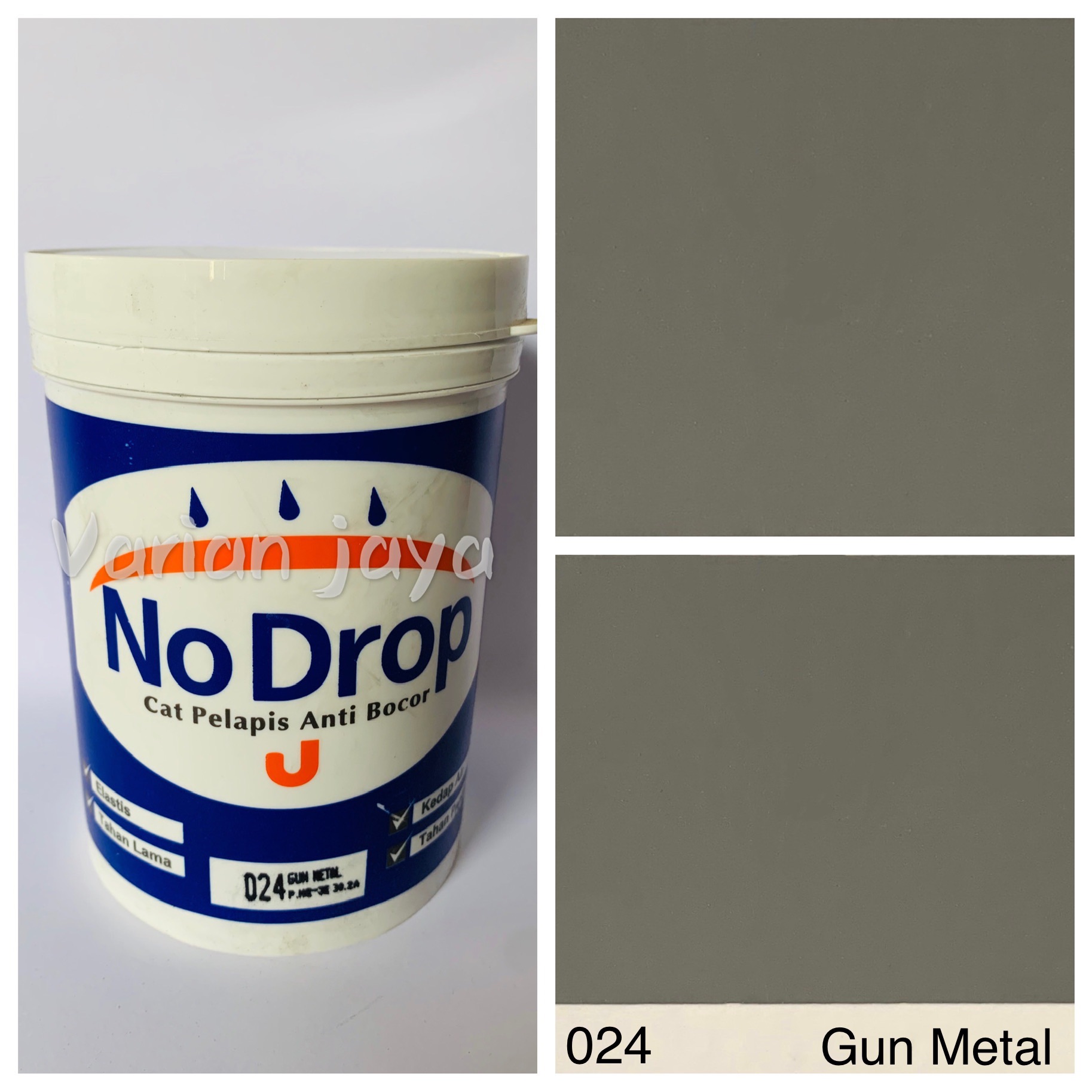 Cat Tembok No Drop Anti Bocor Waterproof Pelapis Anti Kedap Air 1 kg Abu abu | Lazada Indonesia
