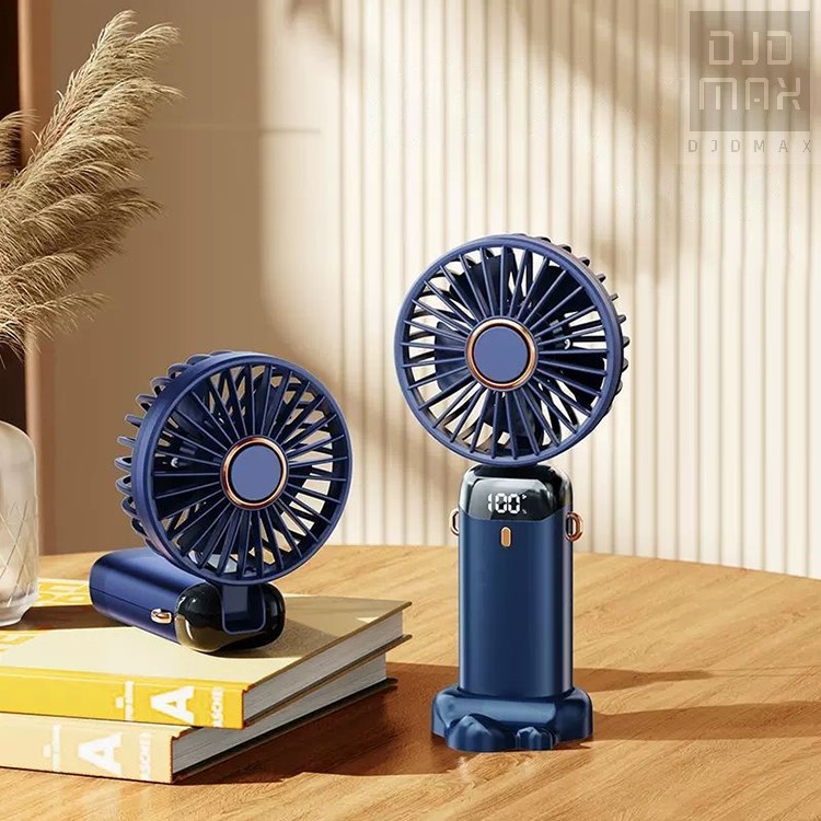DJDMax Kipas Kecil Portabel Mini Kipas Gantung Leher Genggam Berdiri ...