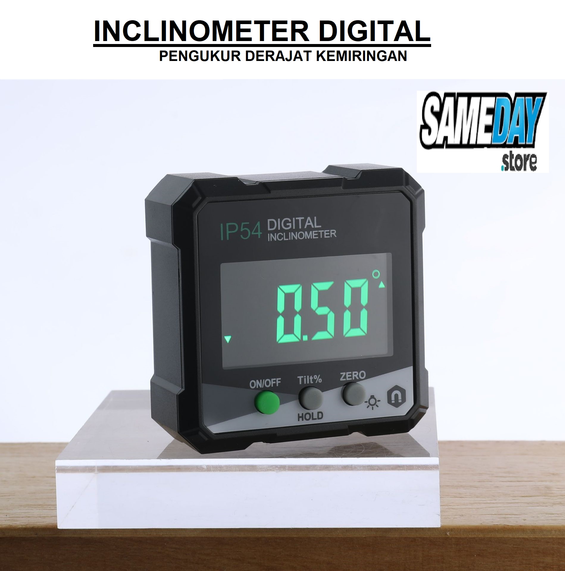 Digital Inclinometer Angle Finder Bevel Box Busur Derajat Digital ...