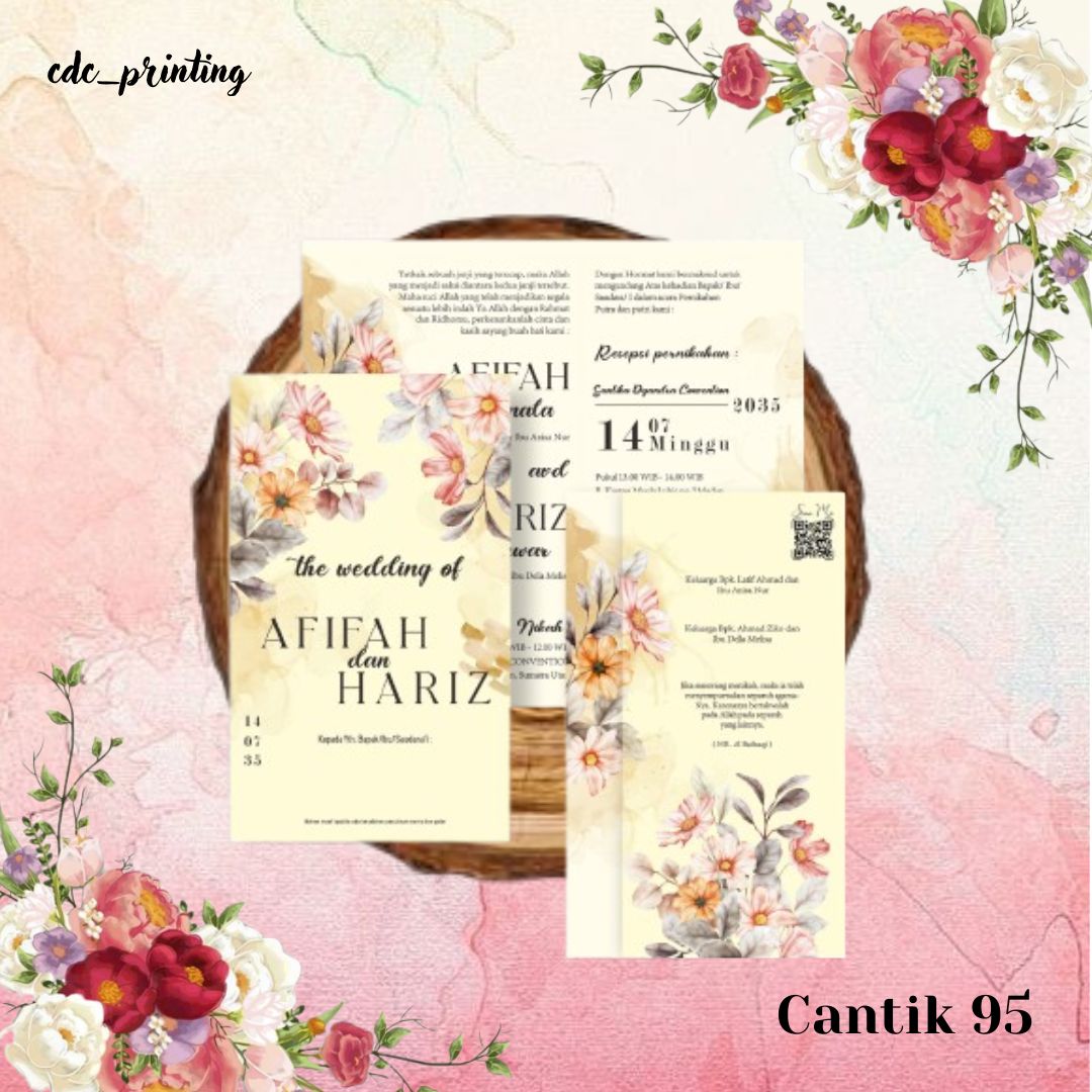 [isi 100 lembar] UNDANGAN PERNIKAHAN CANTIK 94-99| UNDANGAN MODERN ...