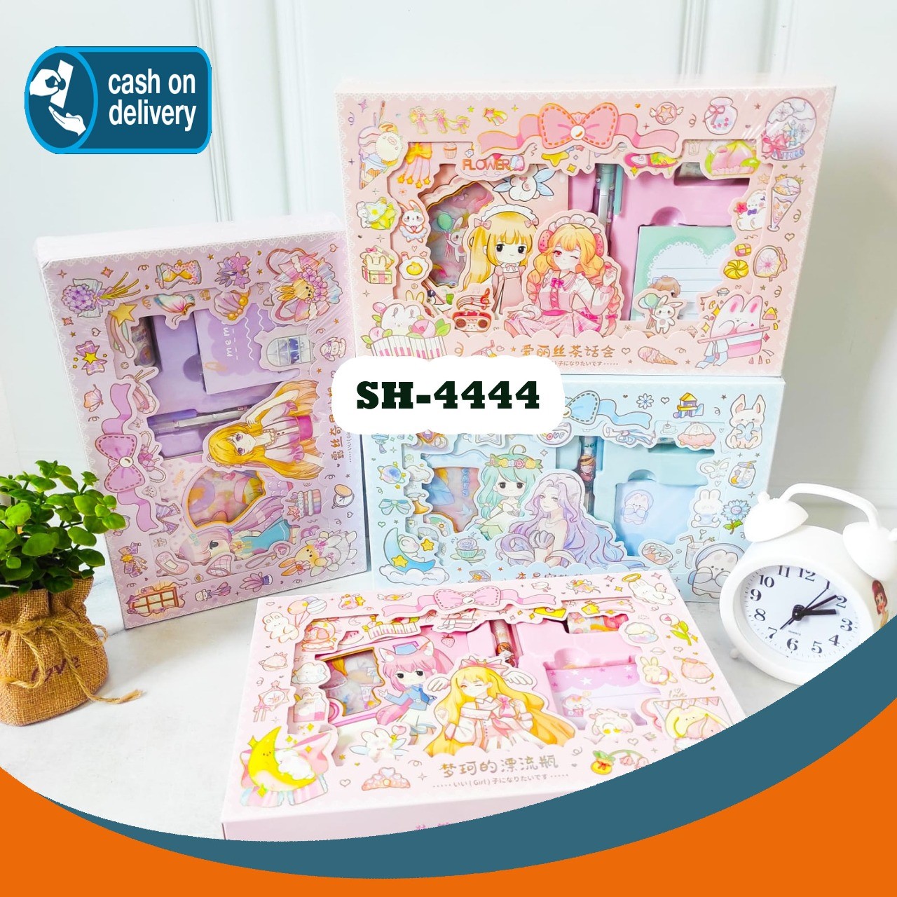 1 SET (4 IN 1) SOLATIP WASHI TAPE STICKER NOTEBOOK SPIRAL STICKY NOTES ...