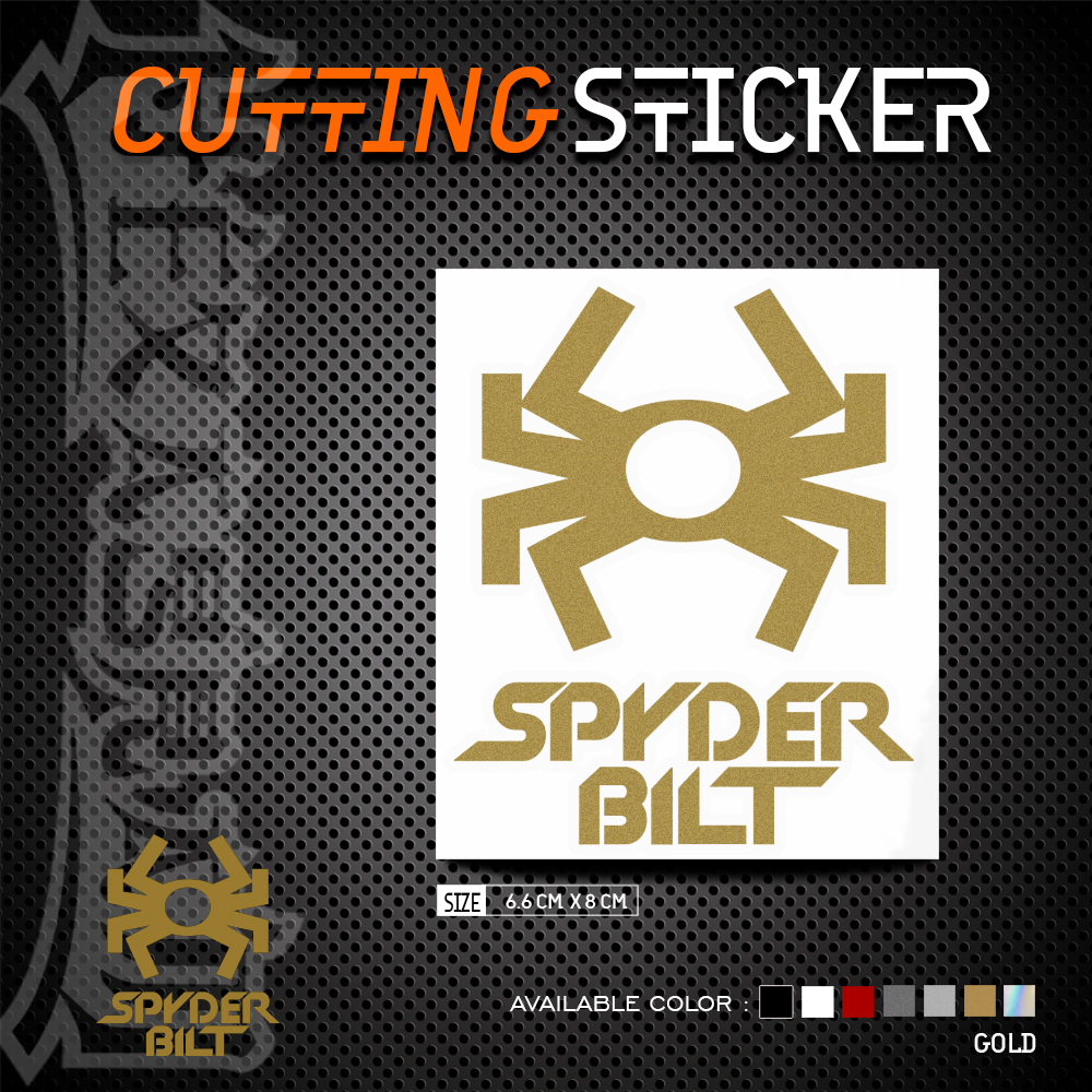 Cutting Sticker Spyder Bilt Logo | Stiker Cutting Logo Spyder Bilt ...