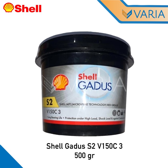 Shell Gadus S2 V150C 3 Red Grease 500 gr Stempet Gemuk Multiguna Merah ...