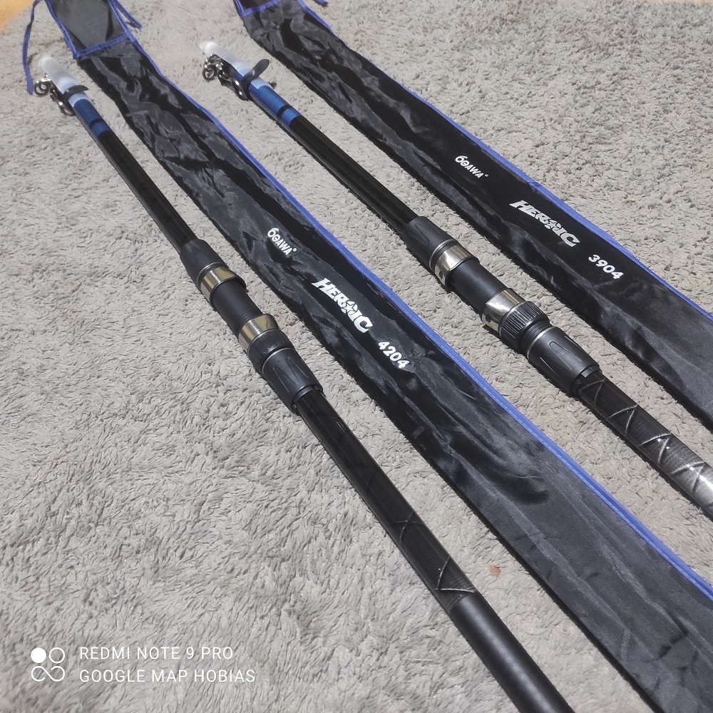 Joran Pancing Laut Carbon Ogawa Heroic surf 390. 420 | Lazada Indonesia