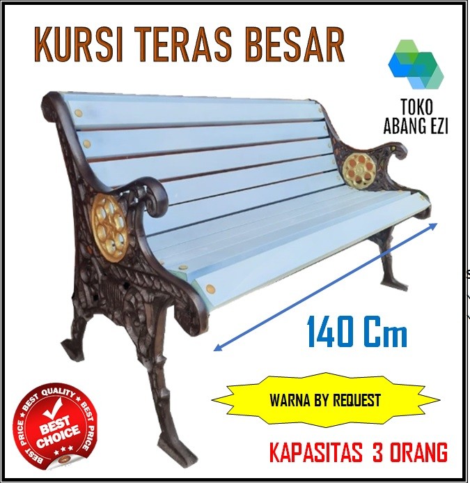 Kursi Taman Kursi Teras Ukuran Besar 140 Cm Free Ongkir Unit Kursi Pjawa Lazada Indonesia