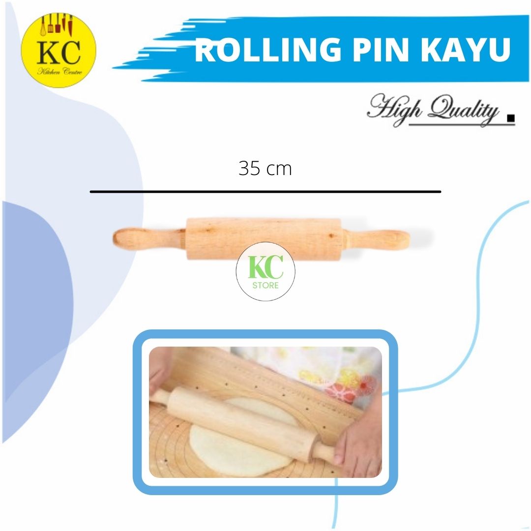 Rolling Pin Gilingan Kue Gilingan Adonan Kue Gilingan Kue Kayu | Lazada ...