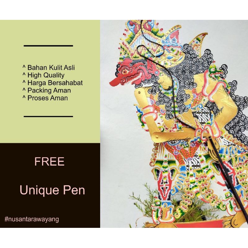 Wayang Kulit Asli Rahwana Halus | Lazada Indonesia