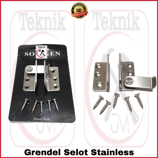 GRENDEL PINTU STAINLESS SELOT GESER SOLIGEN PINTU KAMAR MANDI PVC BESI ...