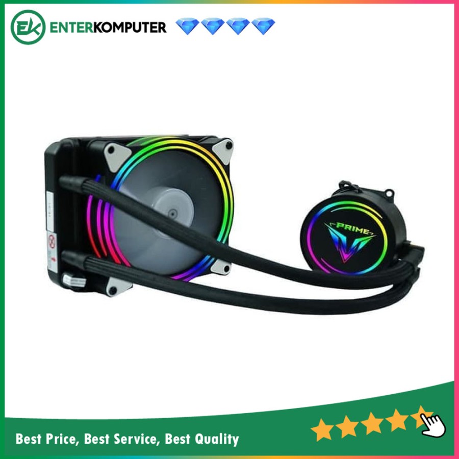 PRIME POLAR 120T Water Cooling 120mm Radiator - Leak Proof - ARGB ...