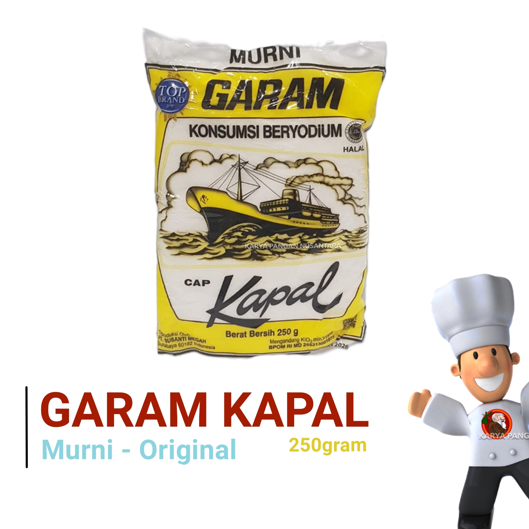 GARAM CAP KAPAL GARAM BERYODIUM CAP KAPAL GARAM MEJA GARAM KAPAL 250GR ...