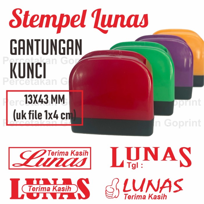 STEMPLE LUNAS, STEMPEL LUNAS KOTAK, STEMPLE LUNAS WARNA, STEMPLE WARNA ...