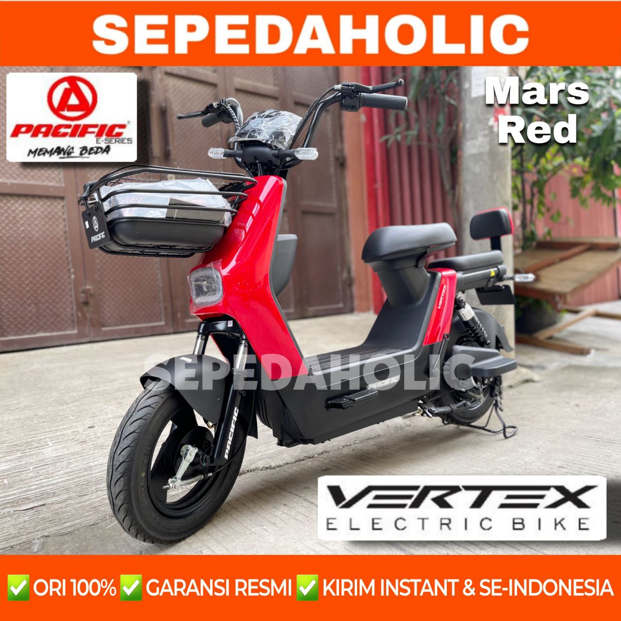 Sepeda Listrik PACIFIC VERTEX NEW (GEN 2) 650 Watt Electric E Bike ...