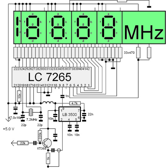 LC7265 SANYO FM Frequency Counter Display 42pin | Lazada Indonesia