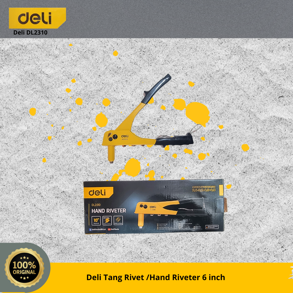 TANG RIVET DELI EDL2310 TEMBAKAN PAKU RIVET 10 INCH | Lazada Indonesia