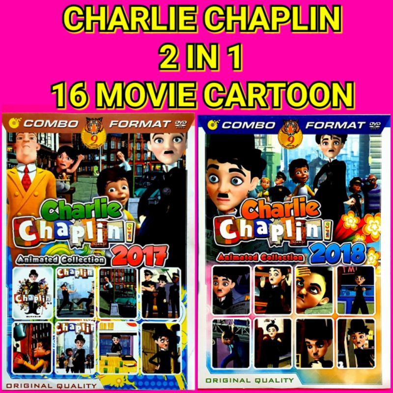 KASET DVD FILM KARTUN ANAK CHARLIE CHAPLIN 2 DISC LENGKAP | Lazada ...