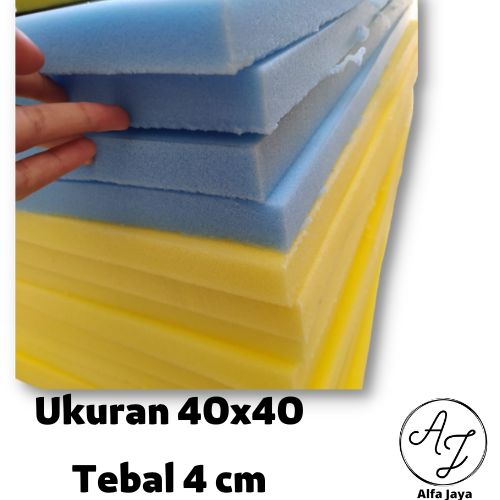 Busa Ukuran 40x40x4cm | Busa Dudukan Kursi Sofa | Busa Alas Lesehan ...