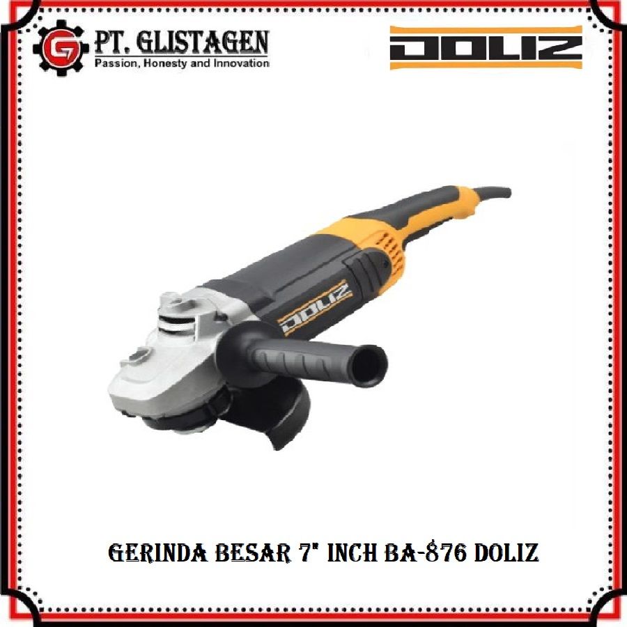 Mesin Gerinda Tangan 7" Inch DOLIZ BA876 / Angle Grinder Body Slim ...