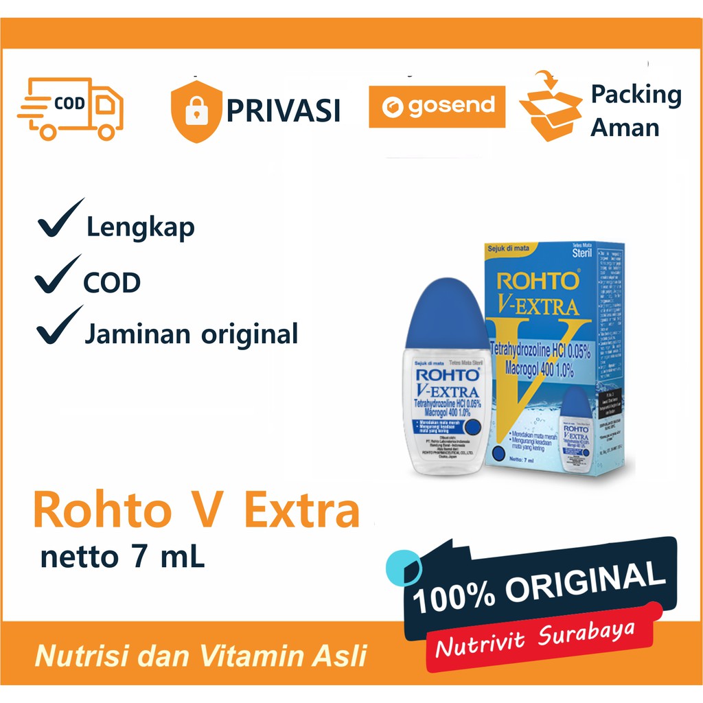 ROHTO V EXTRA 7 ML | Lazada Indonesia