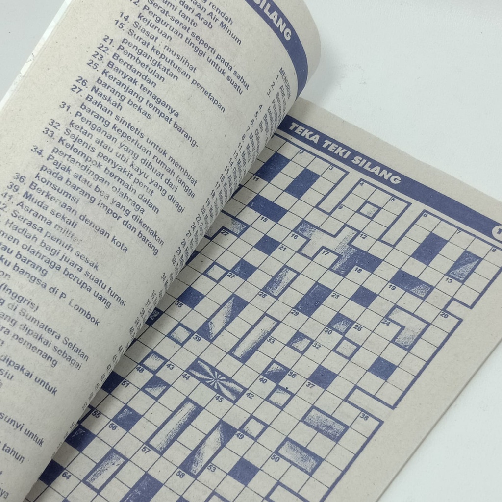 NS Buku TTS Buku Teka Teki Silang Huruf dan Angka | Lazada Indonesia
