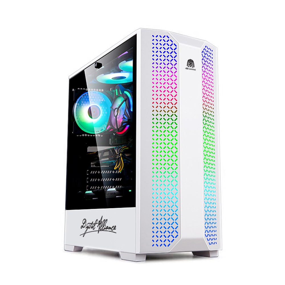 Casing Digital Alliance N26 - Casing Gaming DA N26 ATX - Putih | Lazada ...