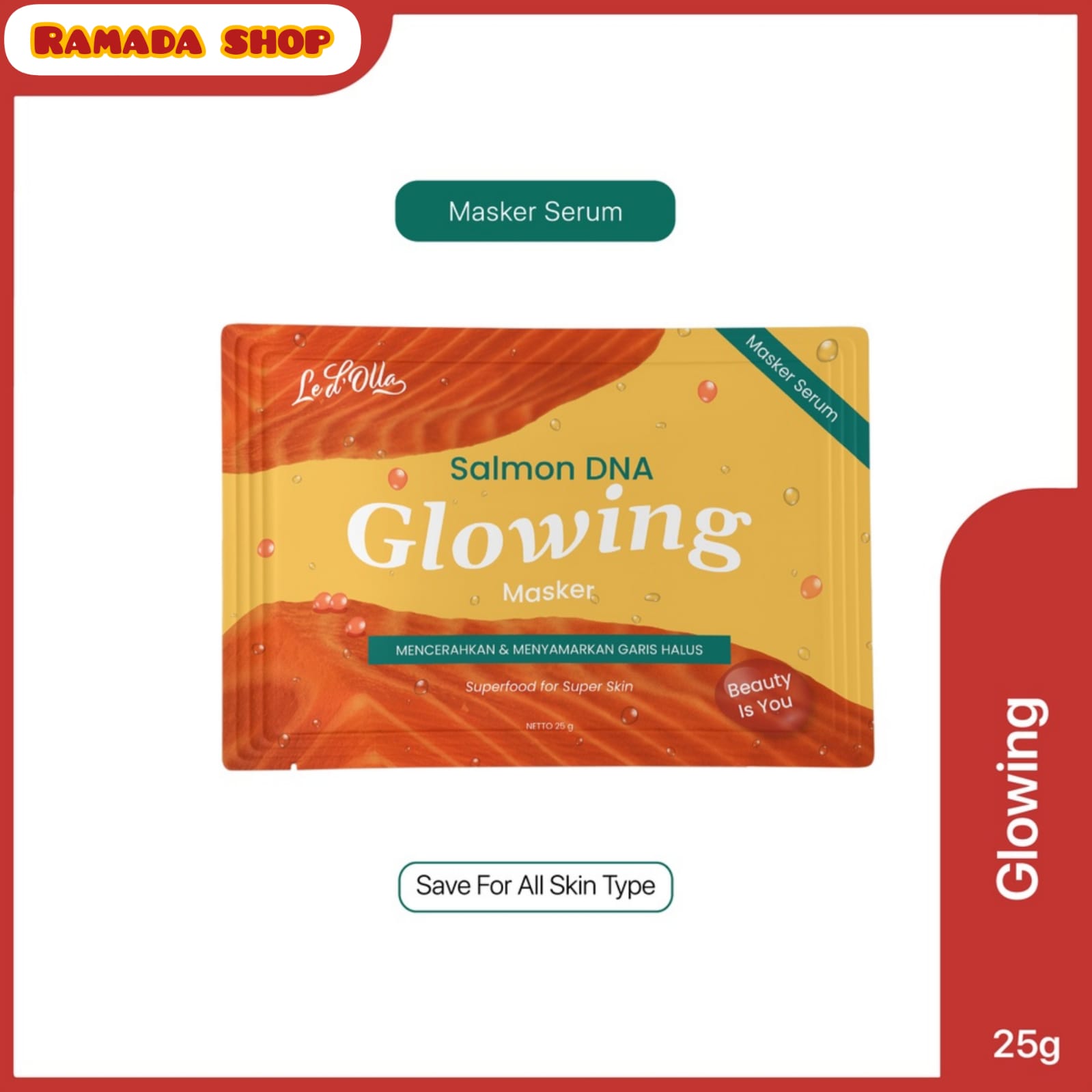 RS - Masker Muka Serum Salmon DNA (Glowing) | Lazada Indonesia