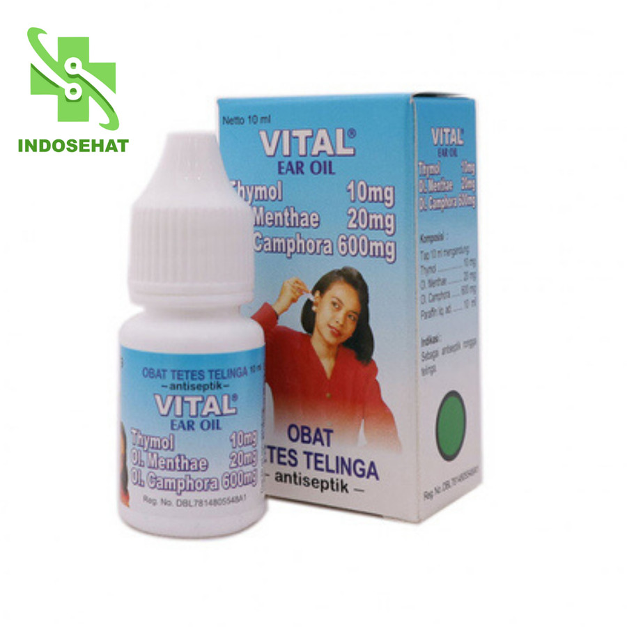 Ear Oil - tetes telinga antiseptik gatal perih Vital Ear Oil Obat Tetes ...