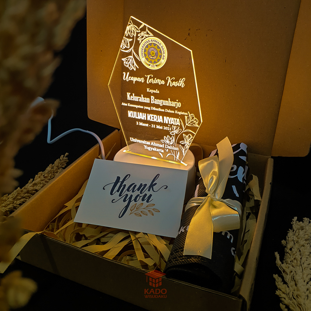 Lampu LED 3D Custom Ucapan Terima Kasih KKN | Lazada Indonesia