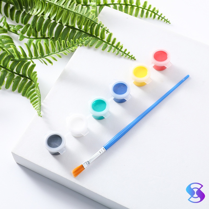 Cat akrilik Set 6 Warna 12 Warna/Cat Akrilik Kanvas Lukisan Kanvas Cat ...