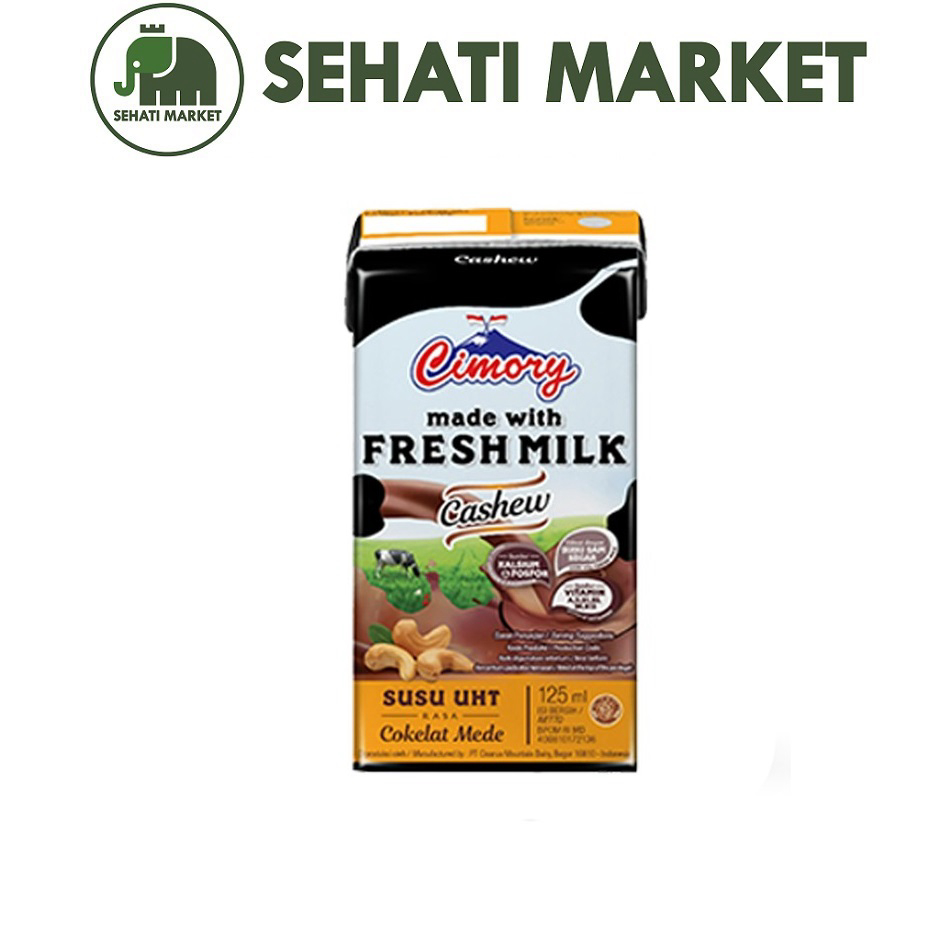CIMORY FRESH MILK SUSU UHT CASHEW COKELAT MEDE 125ml | Lazada Indonesia