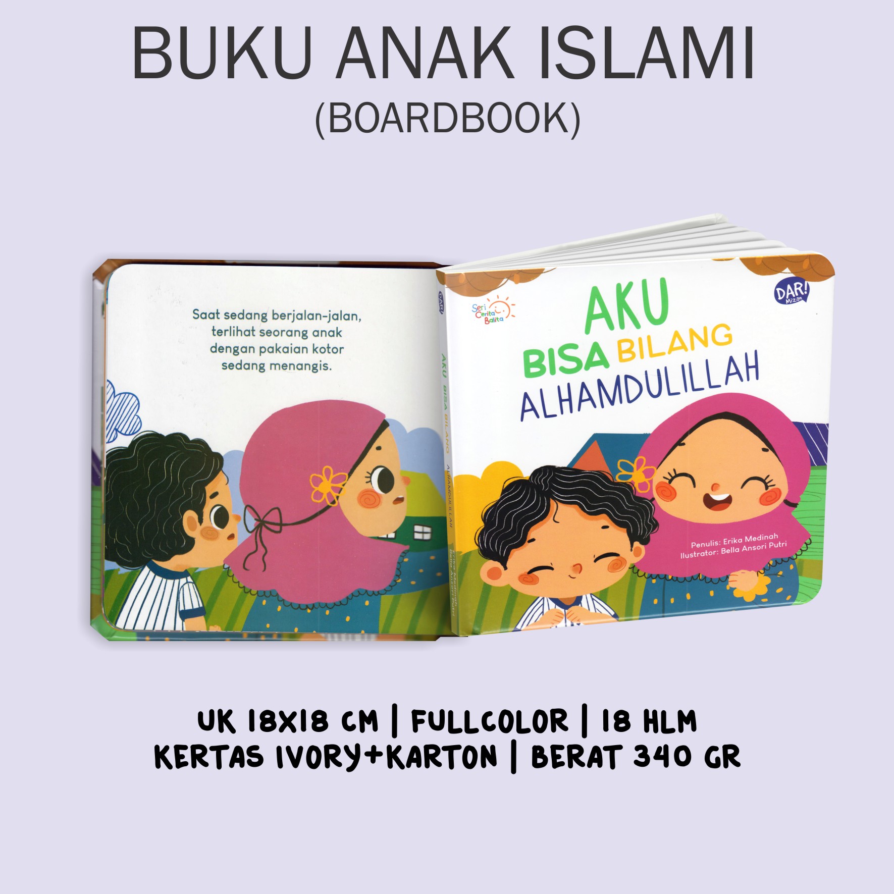 Buku Cerita Anak Islami Aku Bisa Bilang Alhamdulillah Seri Cerita ...
