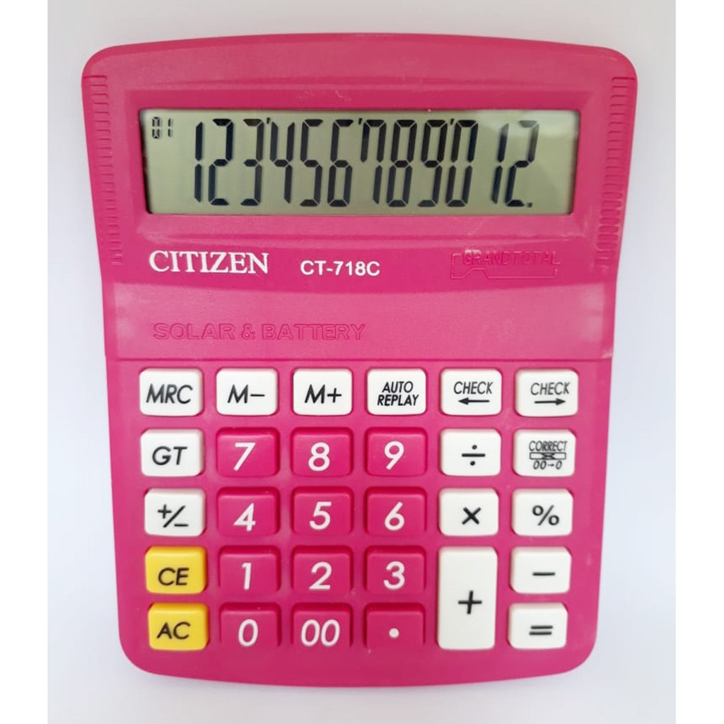 Kalkulator CT 718 / Kalkulator Citizen Type CT-718 / Kalkulator Dagang ...