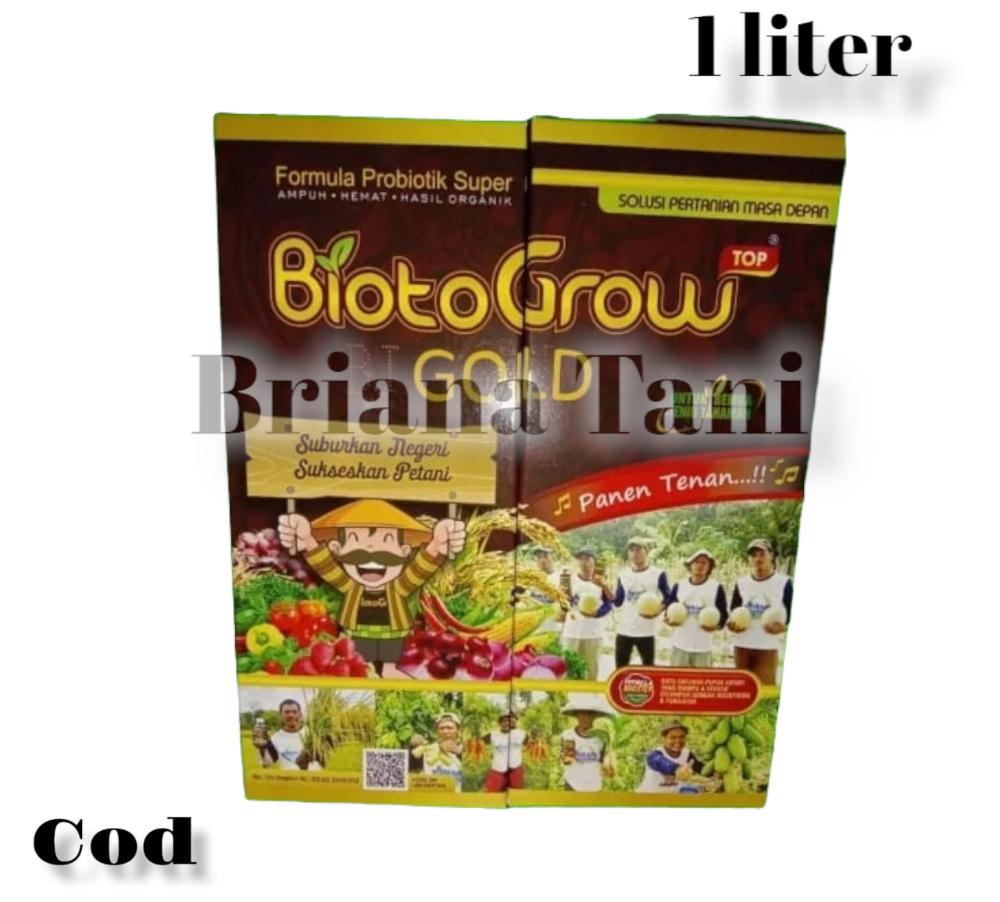 PUPUK ORGANIK BIOTOGROW GOLD 1 LITER + ZPT | Lazada Indonesia