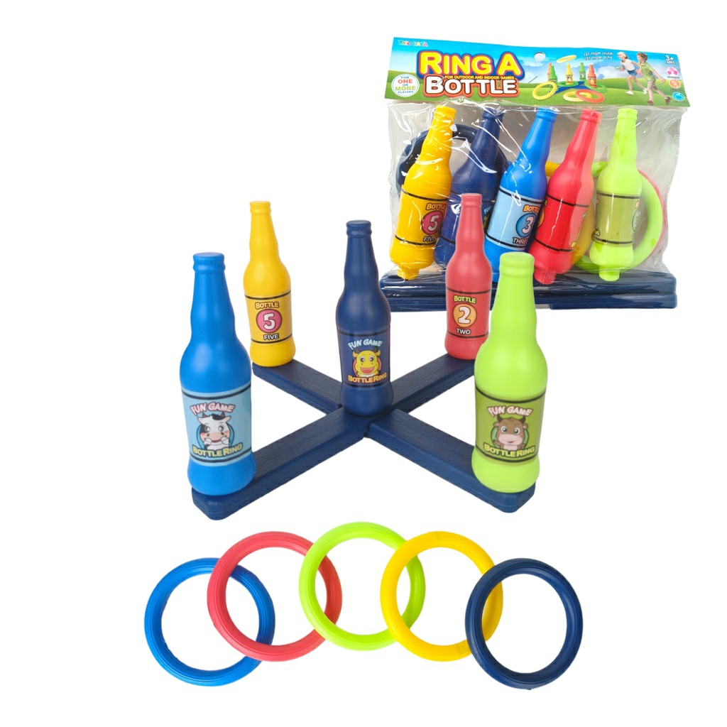 Mainan Lempar Botol Lingkaran Ring Gelang Anak Pasar Malam Bazar Murah ...