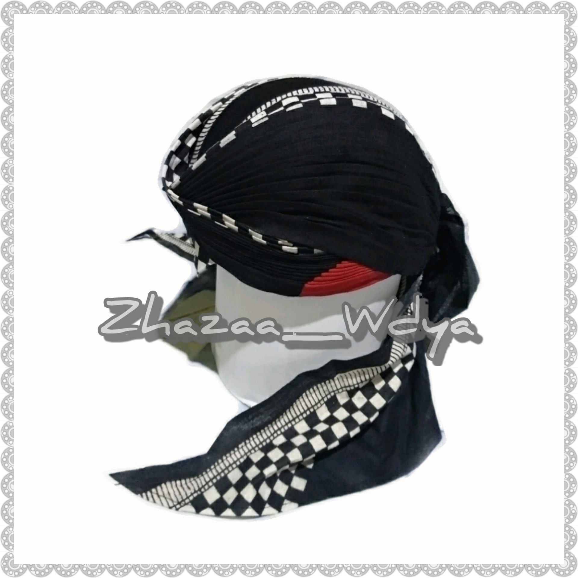 Blangkon Jogja Lipat Sliwir Motif Kotak / Catur Ukuran Dewasa / Pakaian ...