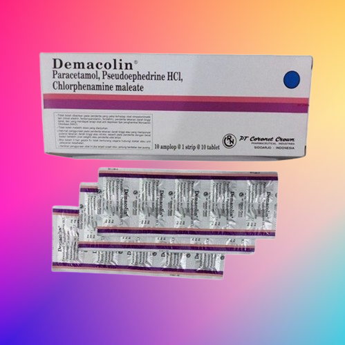 Demacolin Strip 10 Tablet | Demacolin Tablet | Obat Demam dan Flu ...
