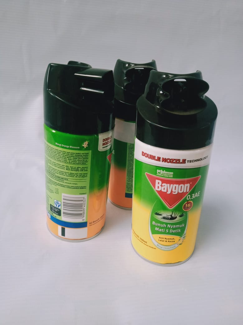 Baygon semprot / Baygon anti nyamuk lalat dan kecoa 200 ml | Lazada ...