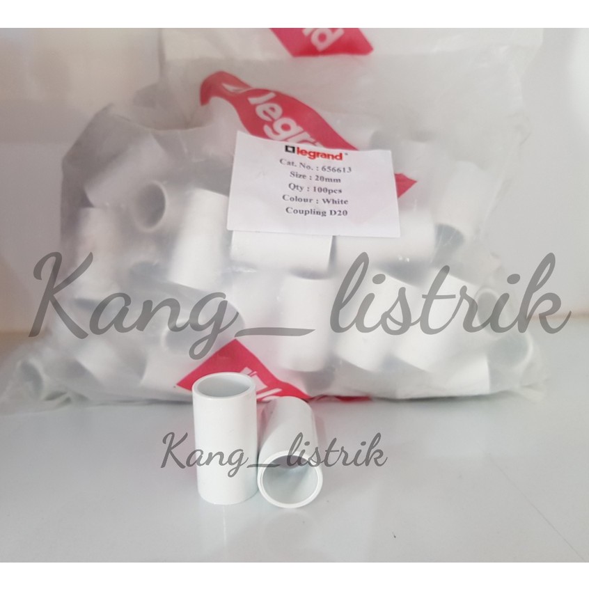 Sock / Sok Pipa Listrik Conduit / Sambungan Pipa 20MM Legrand | Lazada ...