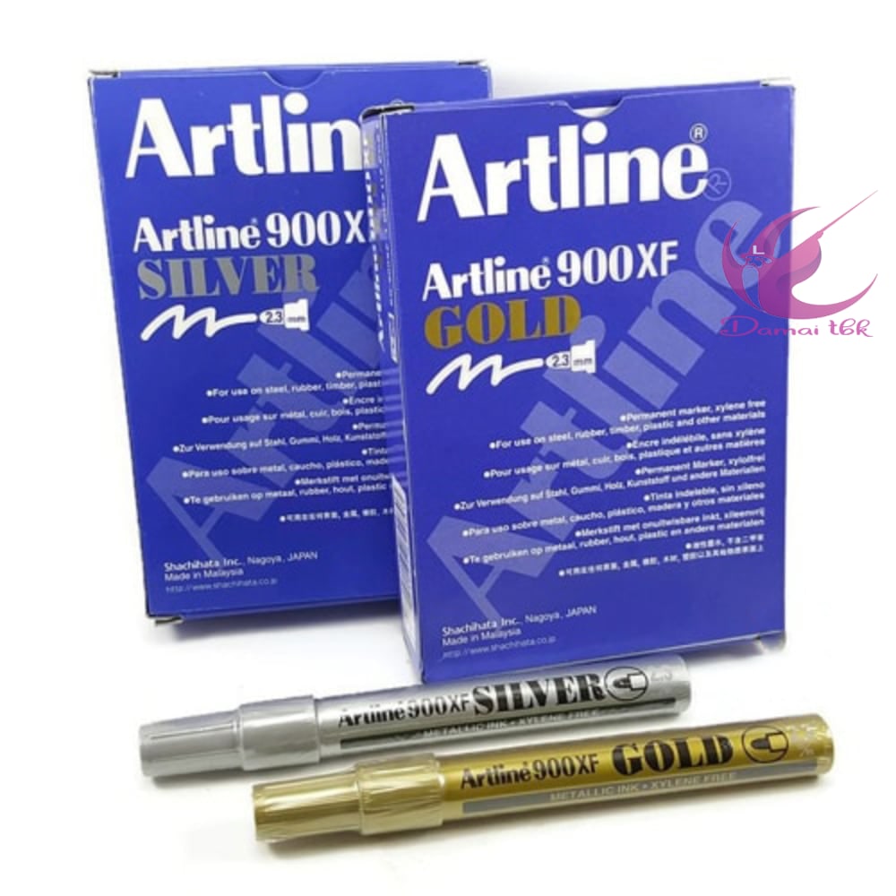 SPIDOL BESAR WARNA EMAS / ARTLINE 900XF 2.3 MM spidol GOLD MARKER ...
