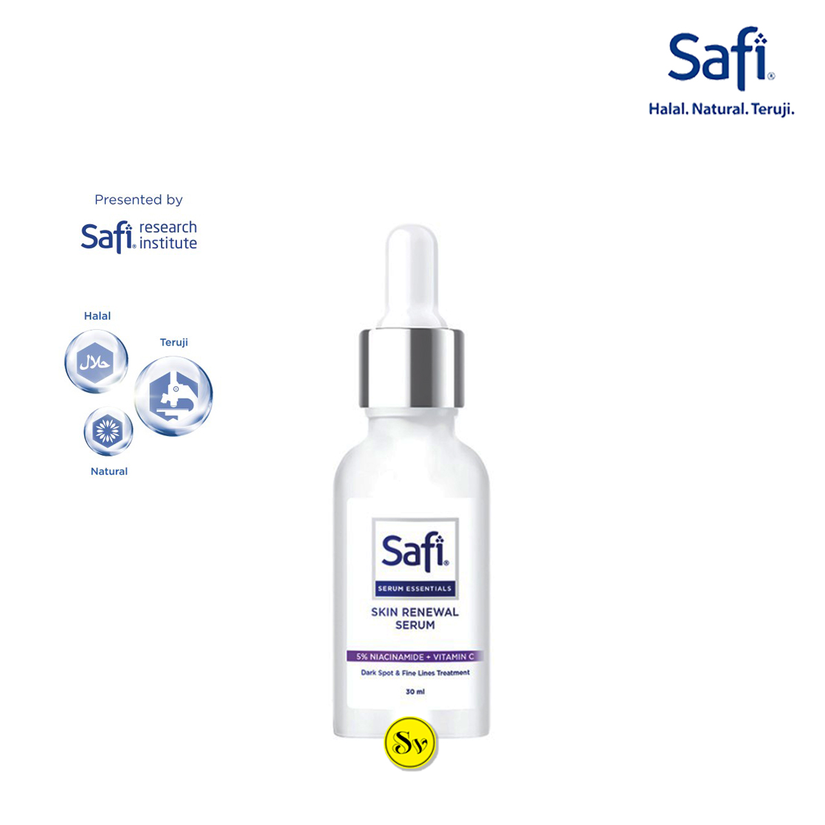 Safi Serum Essentials Skin Renewal Serum Niacinamide Vitamin C 30ml ...