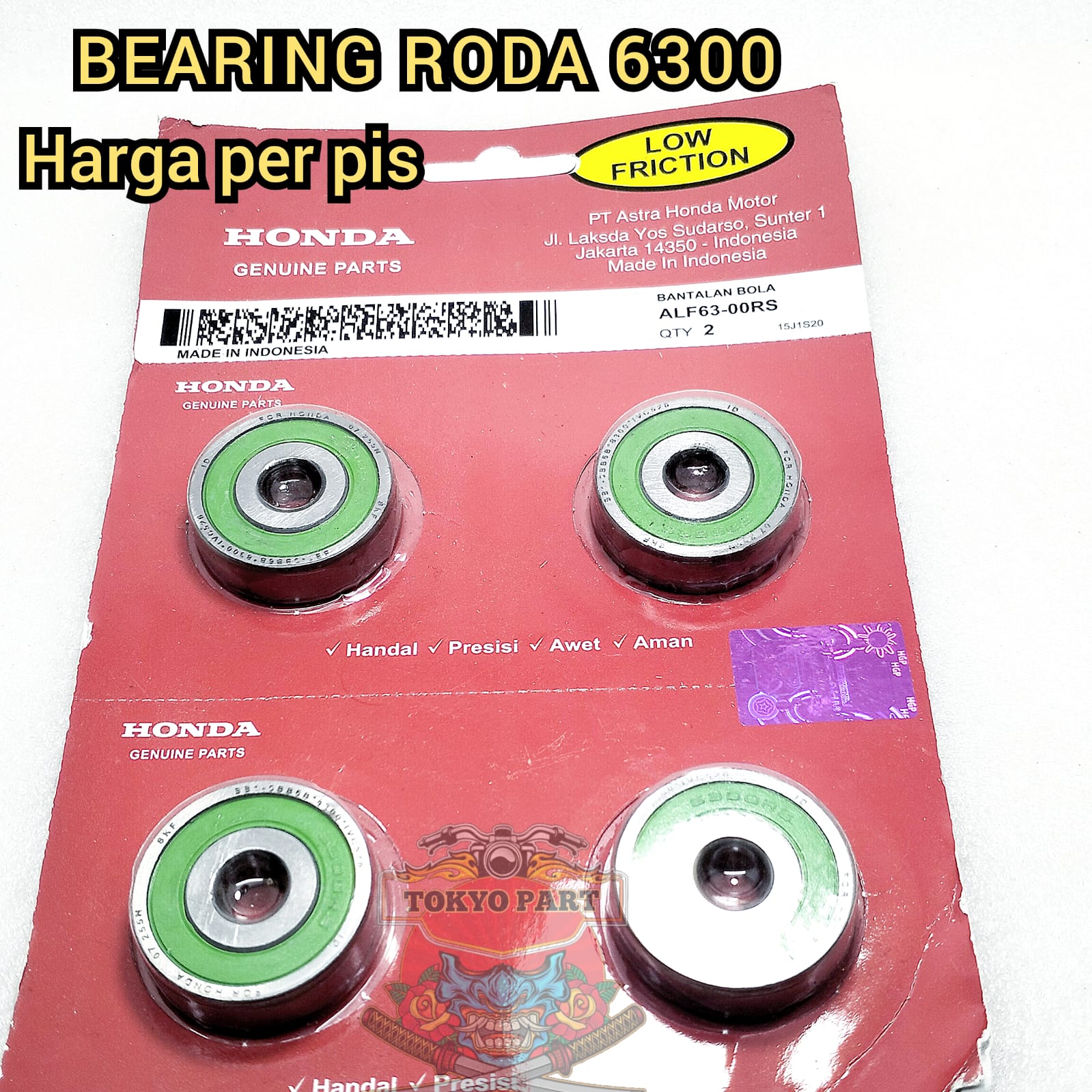 BEARING KELAHAR RODA 6300 BERKUALITAS TINGGI DENGAN HARGA TERJANGKAU ...