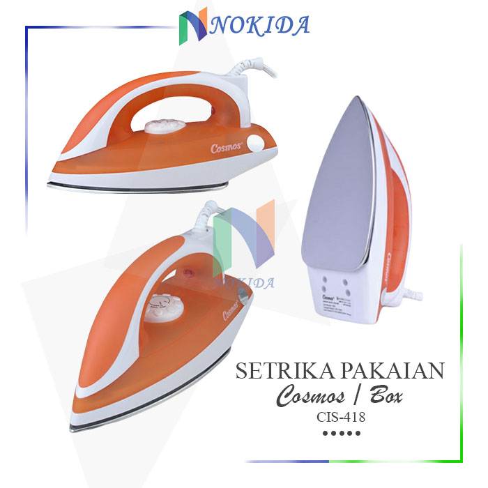 Nokida Setrikaan Listrik Cosmos [400 Watt] / Setrika Stainless Steel ...