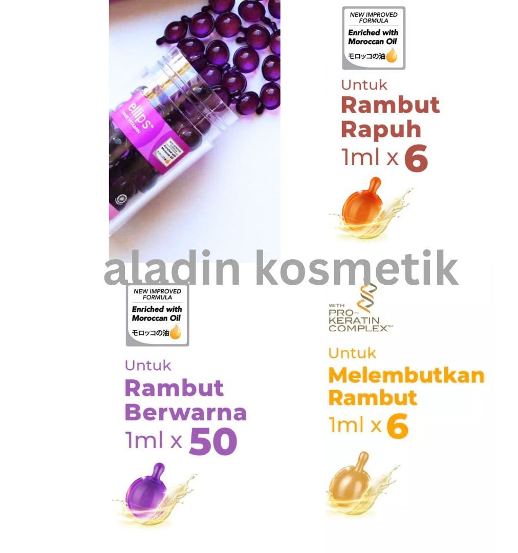 ELLIPS / ELIPS vitamin rambut eceran 1pcs | Lazada Indonesia