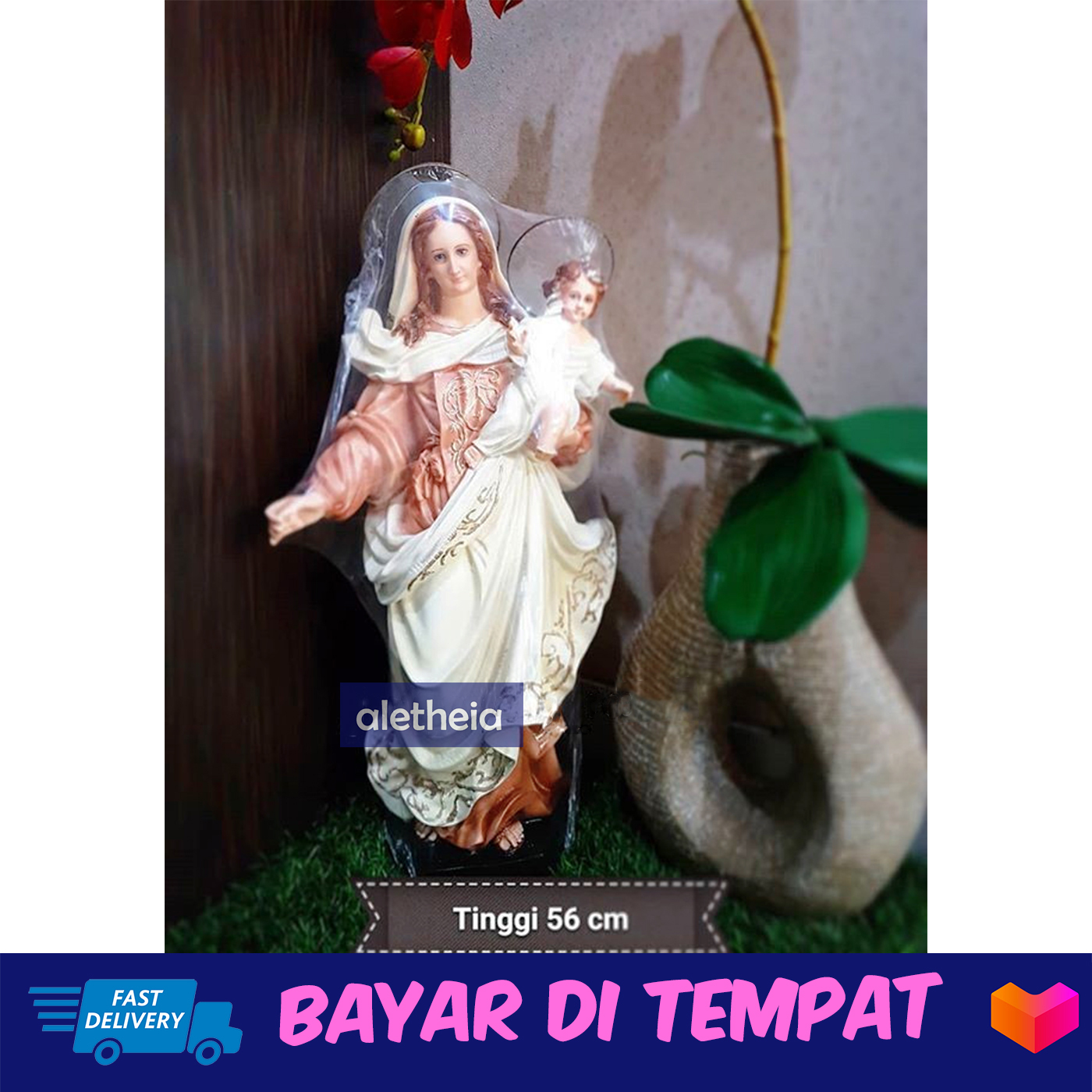 Patung Bunda Maria Menggendong Yesus Ukuran Besar | Lazada Indonesia